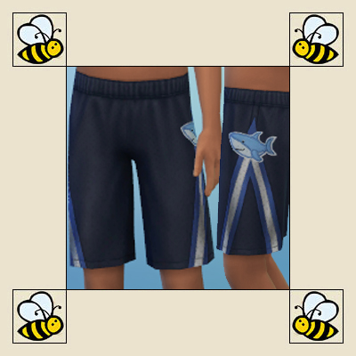 Shark Shorts for Boys - Gallery - The Sims 4 Create a Sim - CurseForge