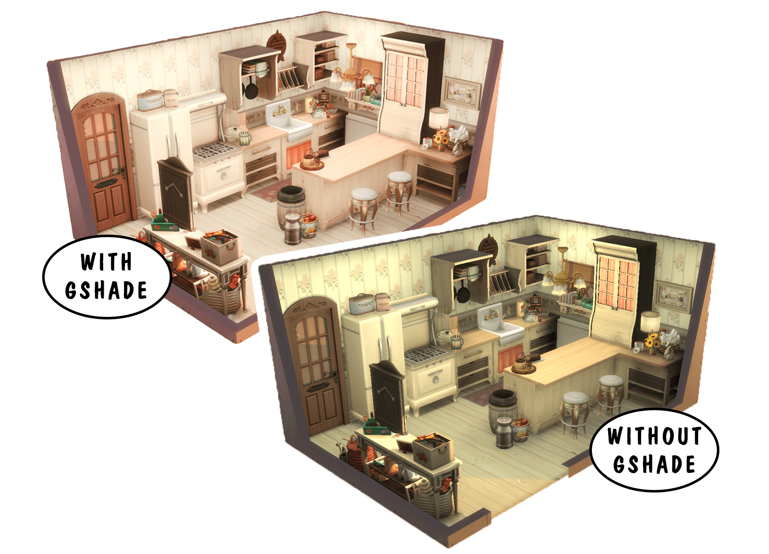 Grandma's Kitchen (no CC) - The Sims 4 Rooms / Lots - CurseForge