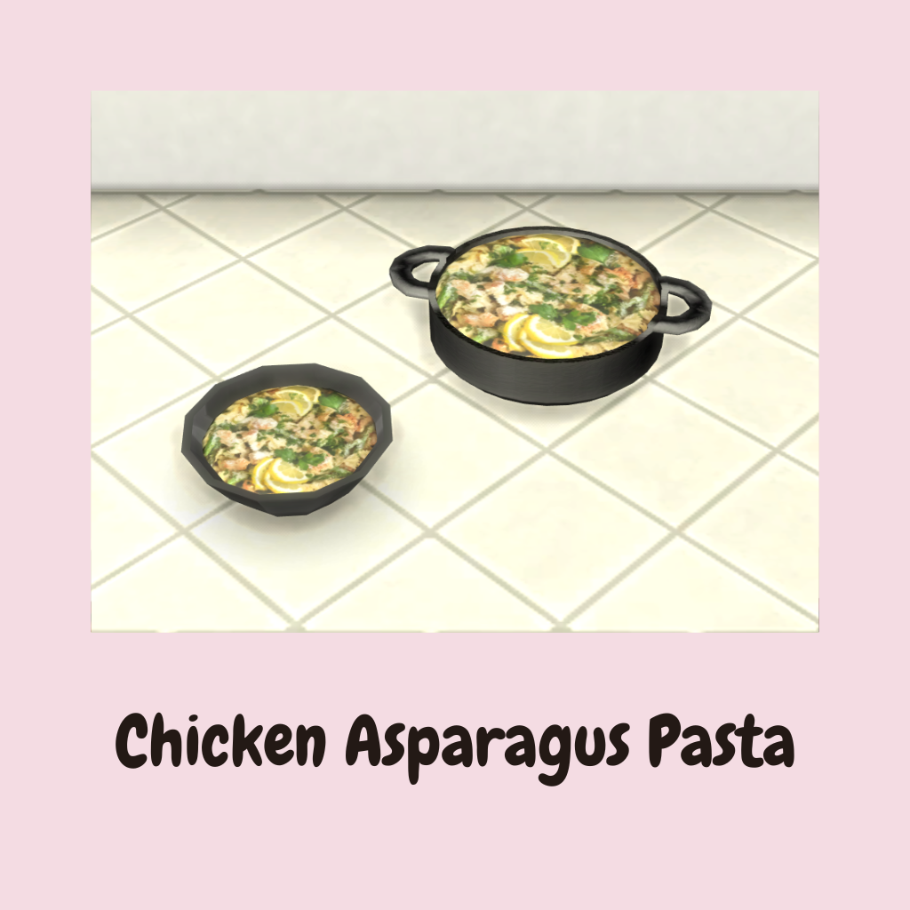 Chicken Asparagus Pasta - Gallery - The Sims 4 Mods - CurseForge