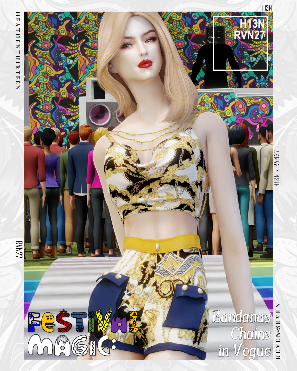 Draped Neck Tie Backless Halter Top - Gallery - The Sims 4 Create a Sim ...