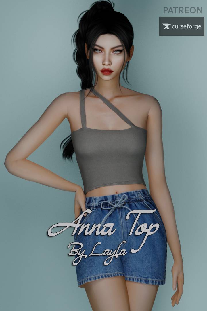 Anna Top - Gallery - The Sims 4 Create a Sim - CurseForge