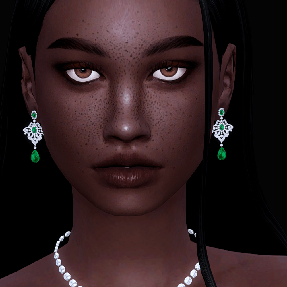 Emerald Diamond Earrings - Gallery - The Sims 4 Create a Sim - CurseForge