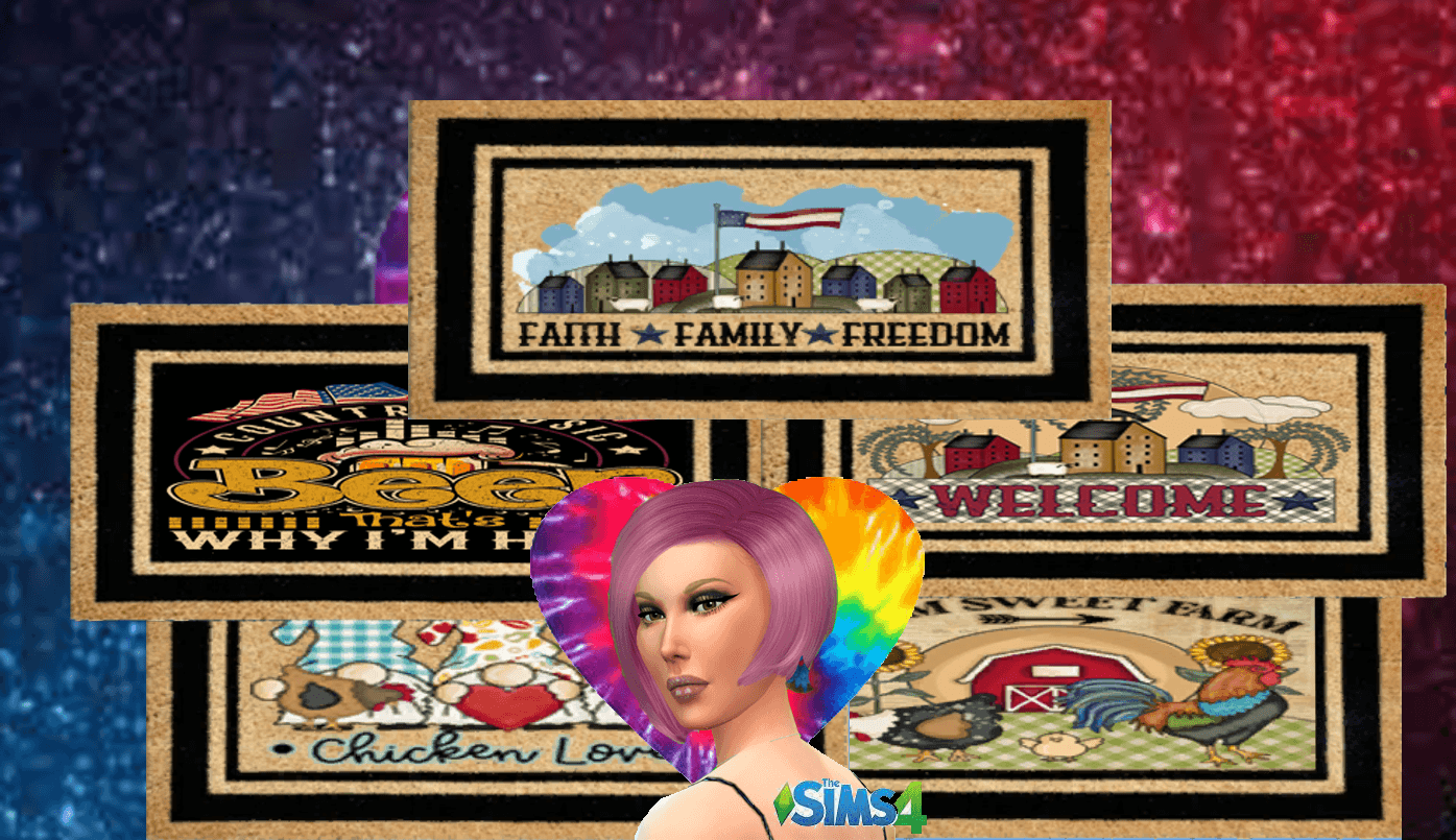 Americana Welcome Mat - Gallery - The Sims 4 Build / Buy - CurseForge