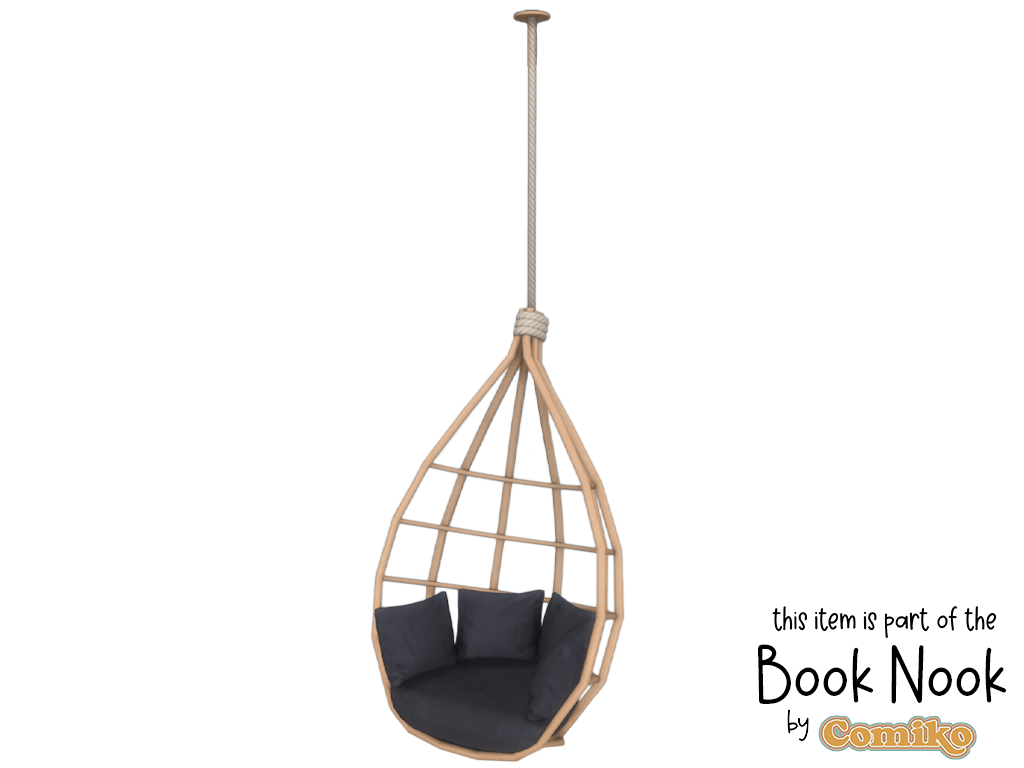 Comiko - Book Nook Cushion For Hanging Chair - Gallery - The Sims 4 ...