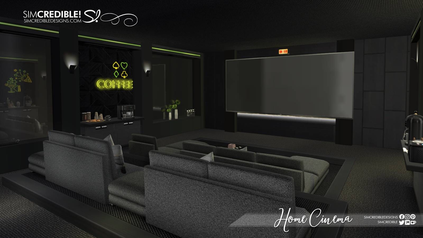 Home Cinema -Room 🎬 - Gallery - The Sims 4 Rooms / Lots - CurseForge