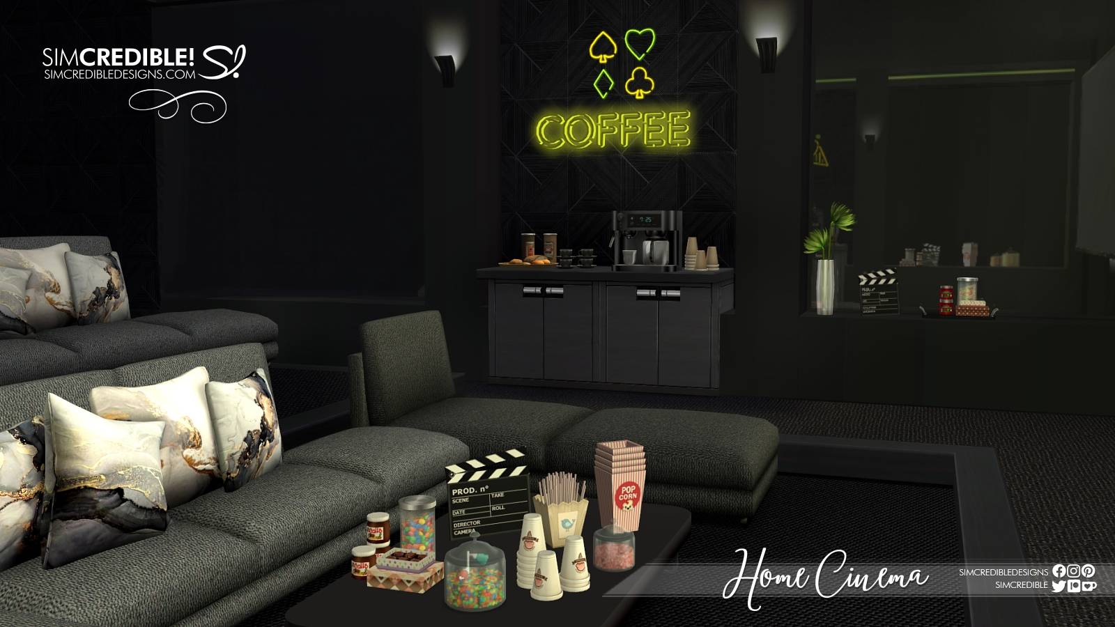 Home Cinema -Room 🎬 - Gallery - The Sims 4 Rooms / Lots - CurseForge