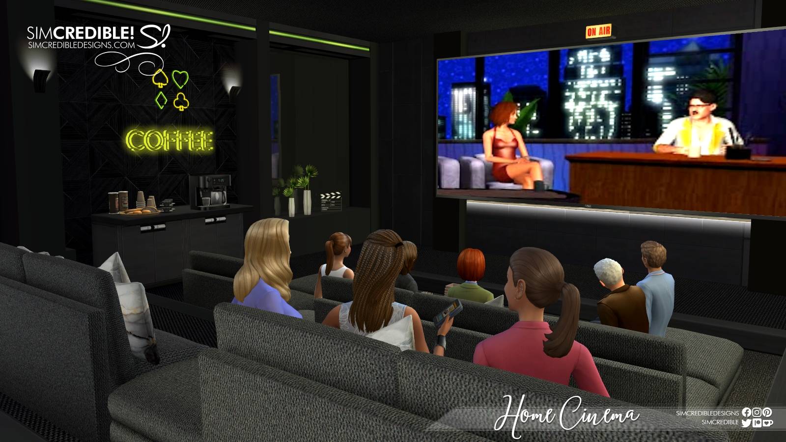 Home Cinema -Room 🎬 - Gallery - The Sims 4 Rooms / Lots - CurseForge