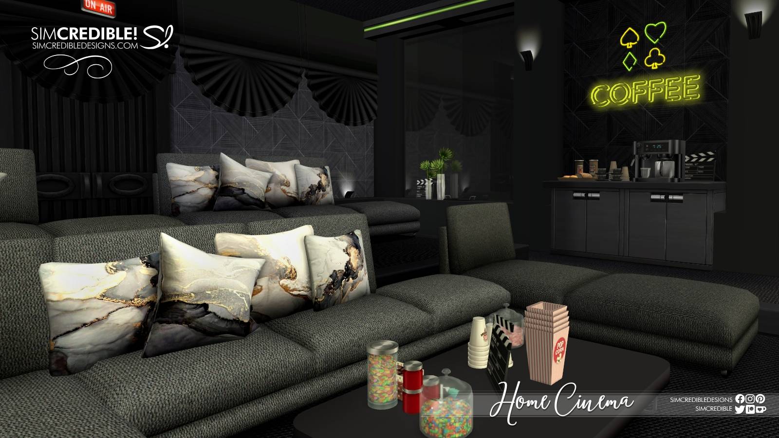 Home Cinema -Room 🎬 - Gallery - The Sims 4 Rooms / Lots - CurseForge