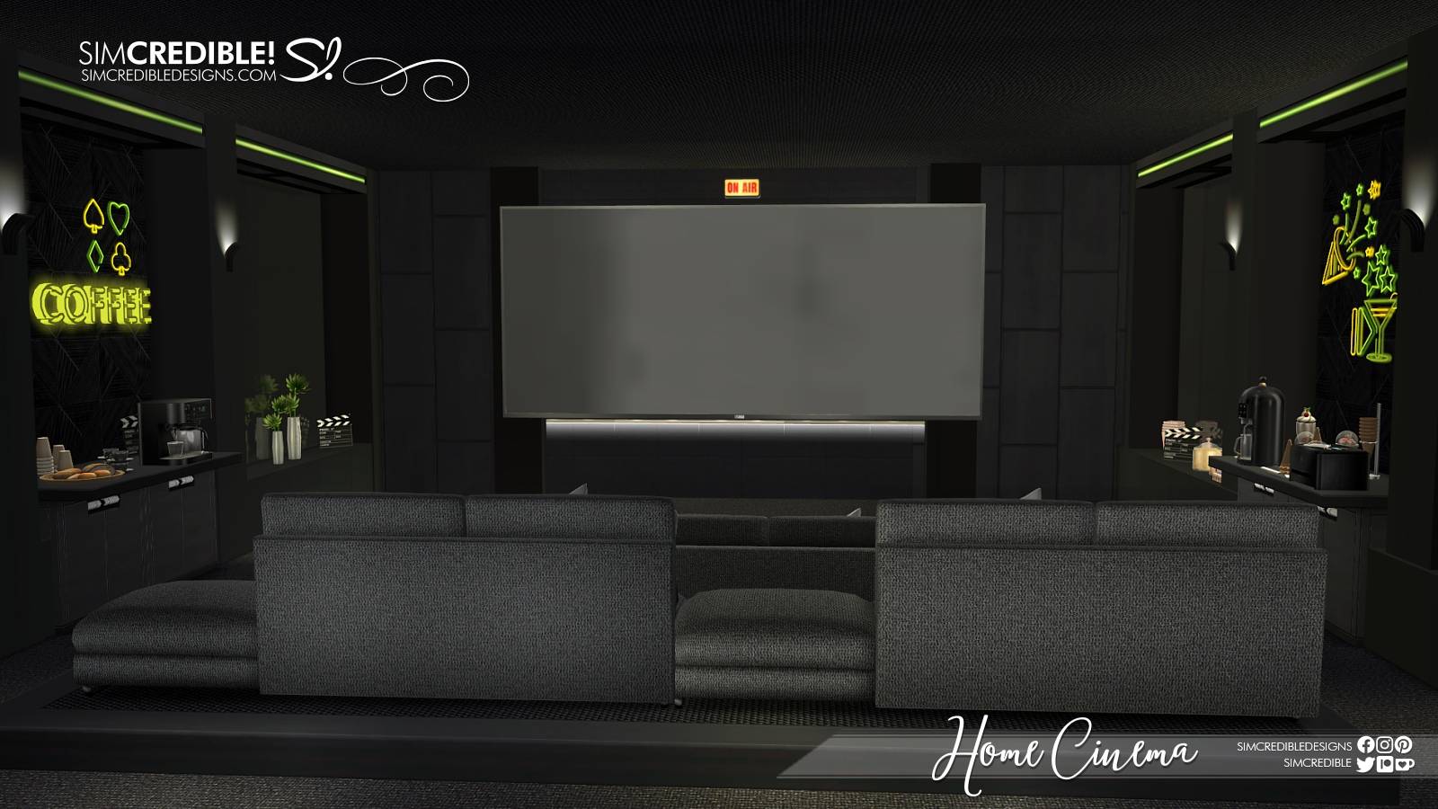 Home Cinema -Room 🎬 - Gallery - The Sims 4 Rooms / Lots - CurseForge