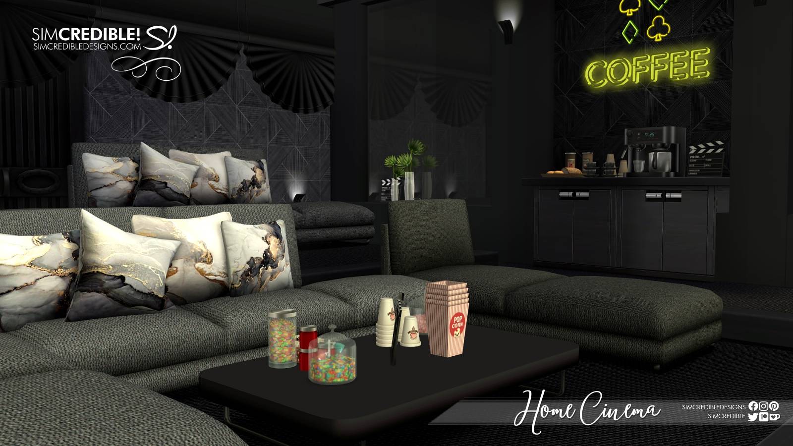 Home Cinema -Room 🎬 - Gallery - The Sims 4 Rooms / Lots - CurseForge