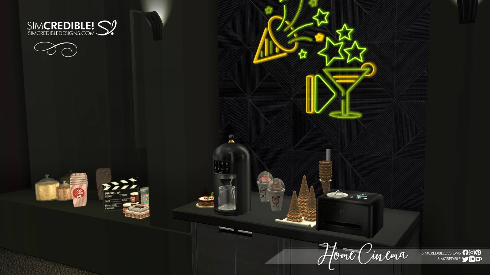 Home Cinema -Room 🎬 - Gallery - The Sims 4 Rooms / Lots - CurseForge