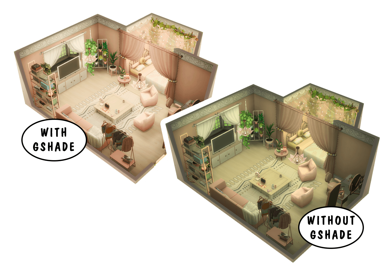 Cozy Gamer Girl Bedroom (no CC) - The Sims 4 Rooms / Lots - CurseForge