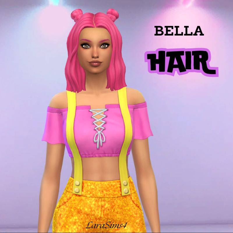 BELLA HAIR V2 - Gallery - The Sims 4 Create a Sim - CurseForge