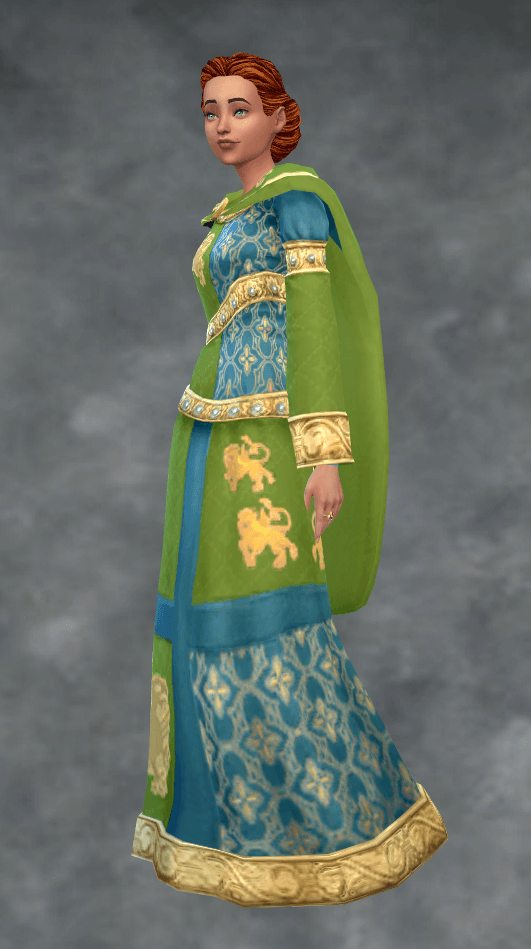 TSM Queen Cape Dress for All Ages - Gallery - The Sims 4 Create a Sim ...