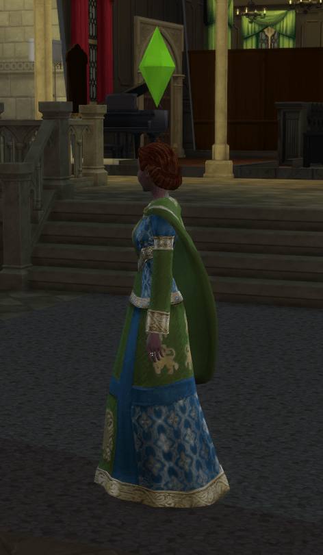 TSM Royal Queen Cape Dress for All Ages - Gallery - The Sims 4 Create a ...