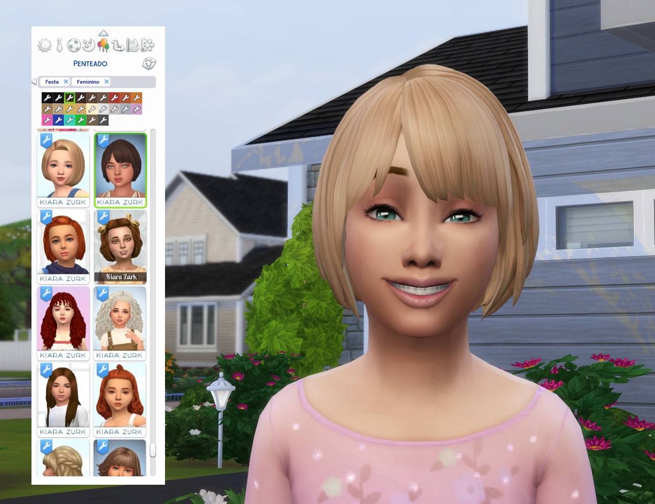 Paloma Hairstyle for Girls - Gallery - The Sims 4 Create a Sim - CurseForge