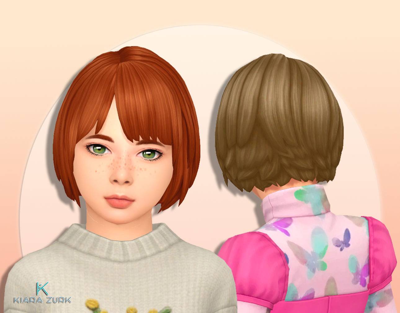 Paloma Hairstyle for Girls - The Sims 4 Create a Sim - CurseForge