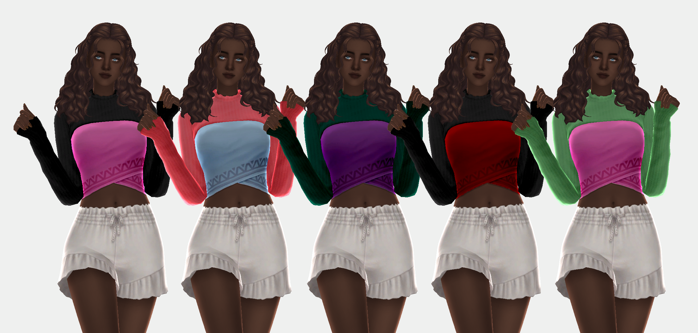 Lilly top - Marronnie - Gallery - The Sims 4 Create a Sim - CurseForge