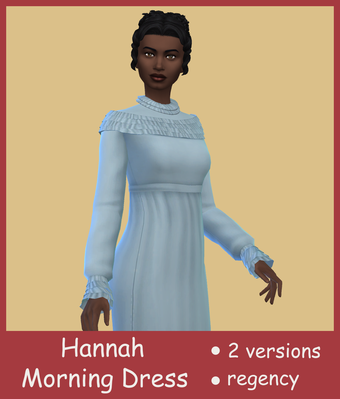 Hannah Morning Dress Set - Buzzard - Gallery - The Sims 4 Create a Sim ...