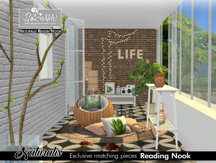 Naturalis Reading Nook 📚 - Gallery - The Sims 4 Build / Buy - CurseForge
