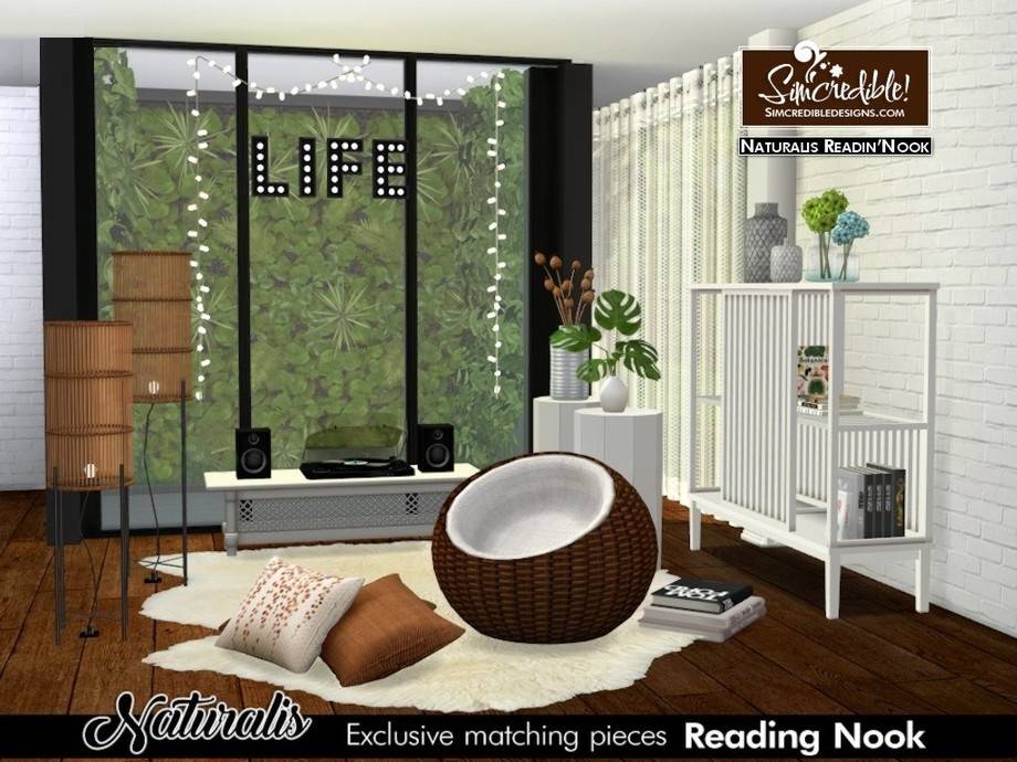 Naturalis Reading Nook 📚 - Gallery - The Sims 4 Build / Buy - CurseForge
