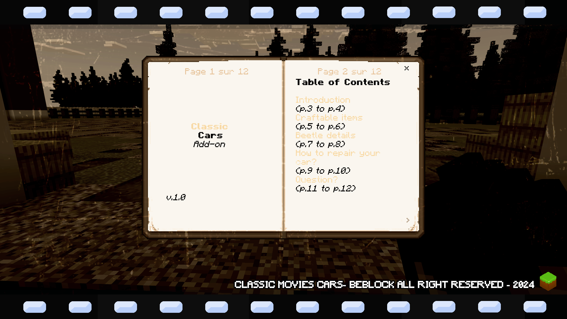 Classic Movies Cars - Gallery - Minecraft Bedrock Addons - CurseForge