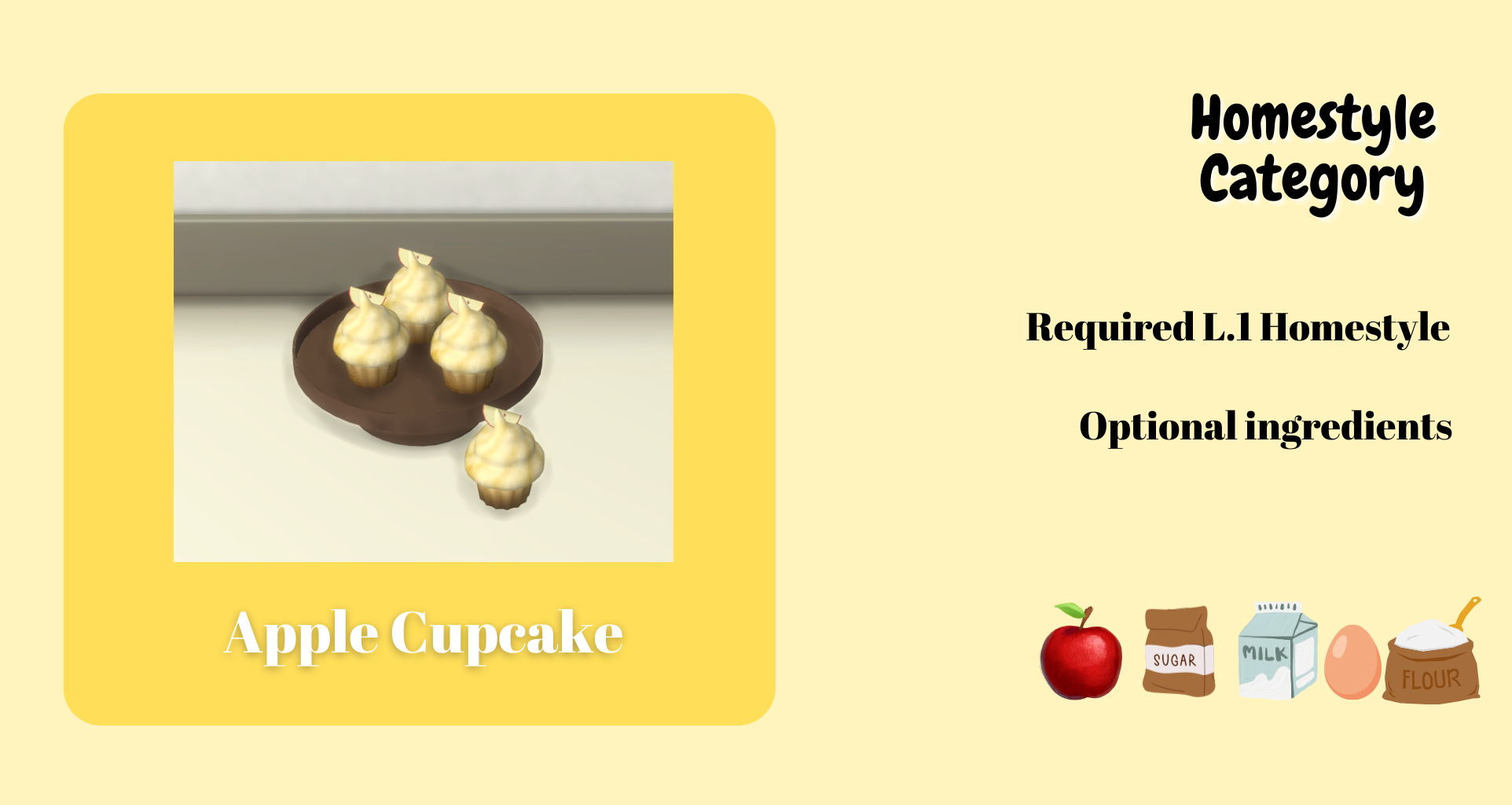 Apple Cupcake - Gallery - The Sims 4 Mods - CurseForge