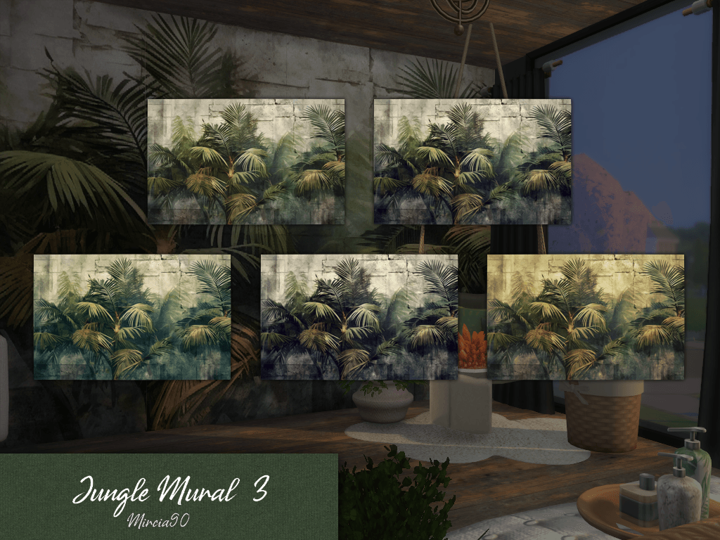 Jungle Mural #3 - Gallery - The Sims 4 Build / Buy - CurseForge