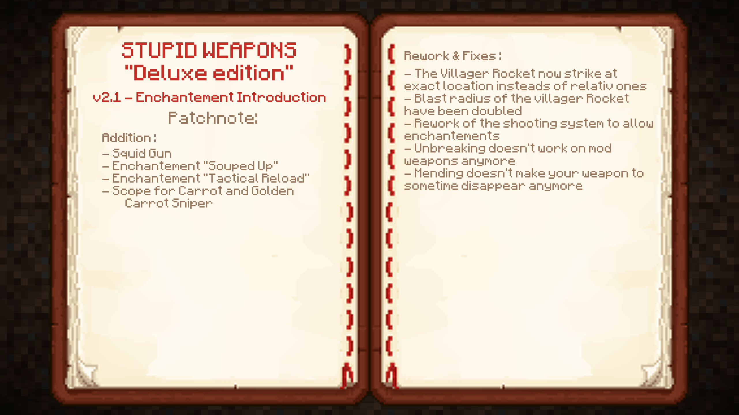 Stupid Weapons - 2.2 Deluxe Edition - Minecraft Mods - CurseForge