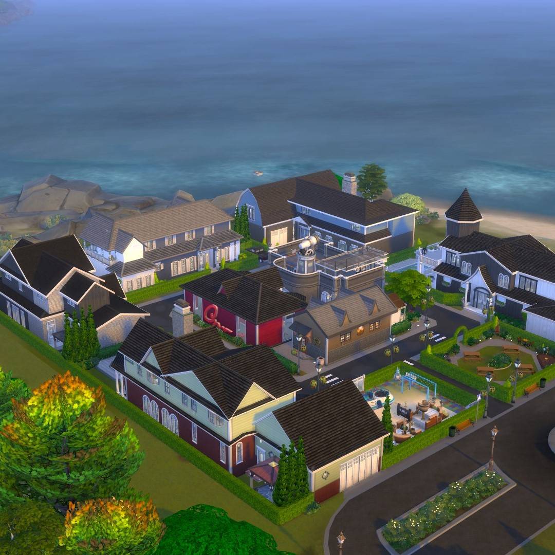 Neighbourhood BG & Cats and Dogs 64x64 - The Sims 4 Rooms / Lots ...