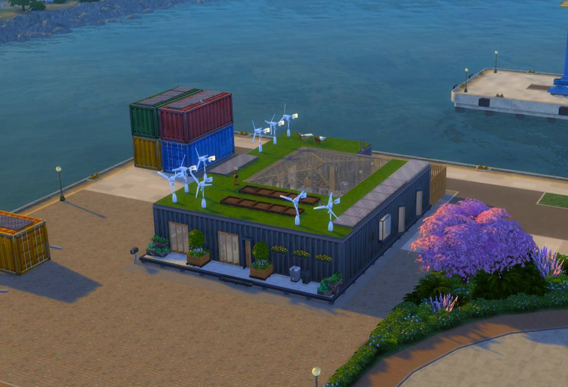 Eco Containers house BG & Eco Lifestyle - The Sims 4 Rooms / Lots ...