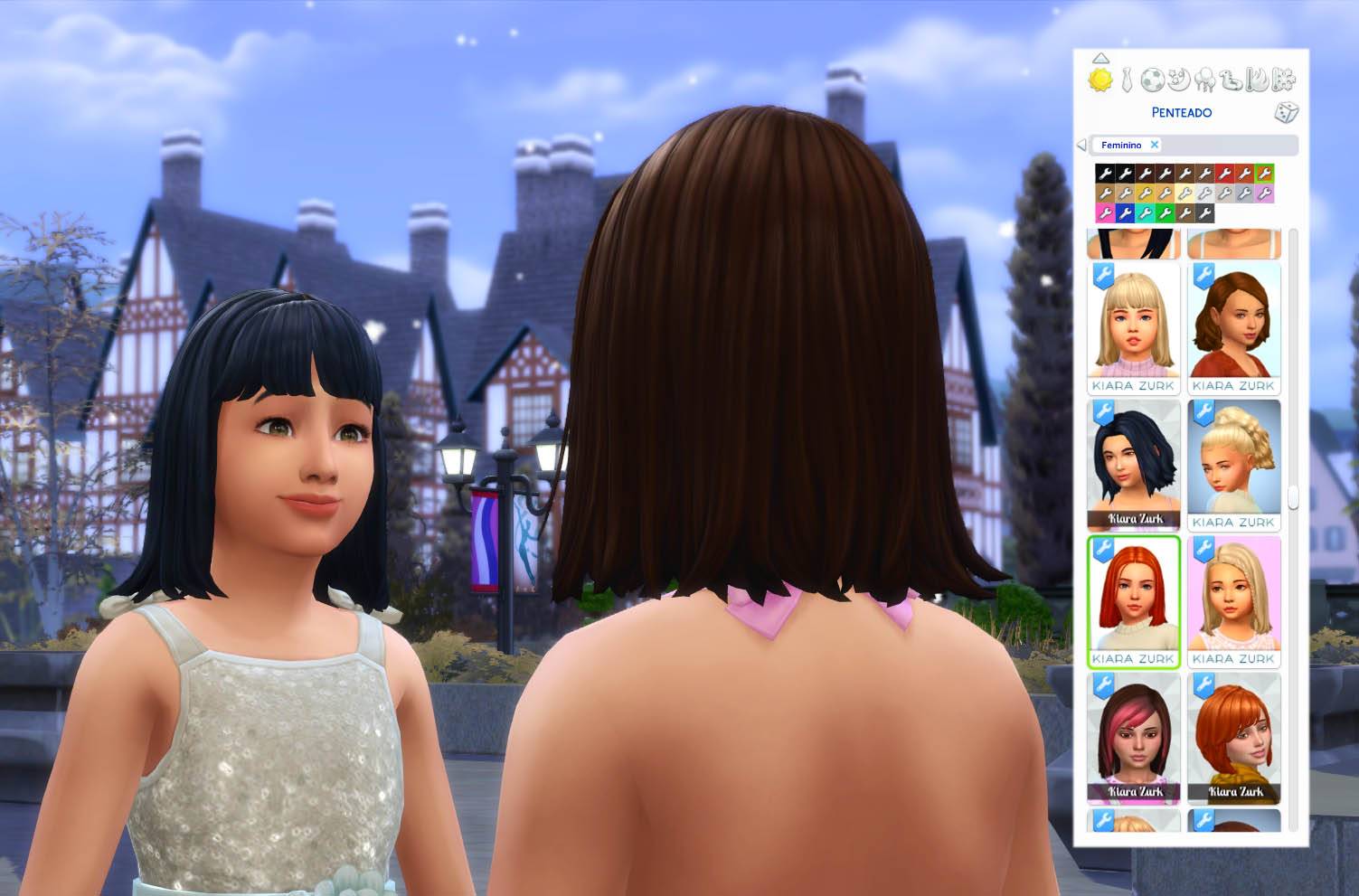 Kendra Hairstyle for Girls - Gallery - The Sims 4 Create a Sim - CurseForge