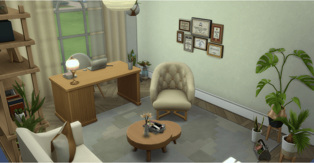 Peaceful Office - Gallery - The Sims 4 Rooms / Lots - CurseForge