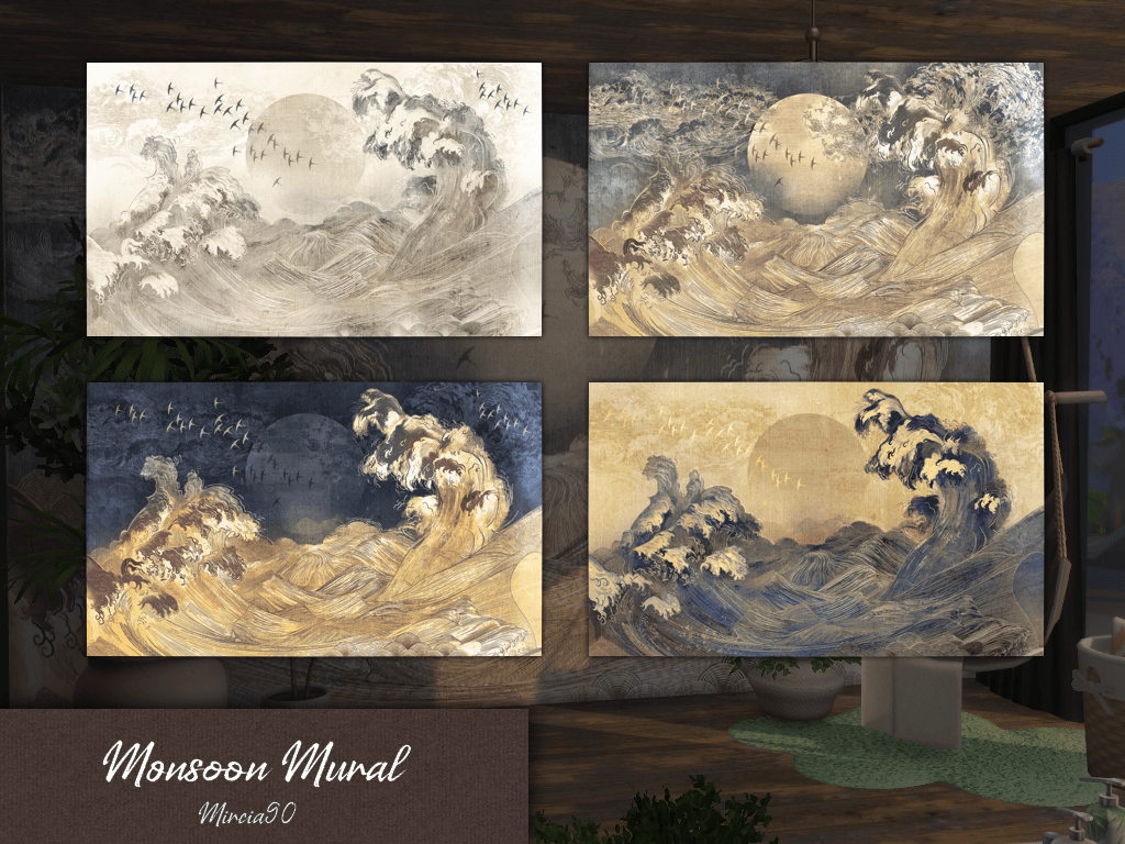 Monsoon Mural - Gallery - The Sims 4 Build / Buy - CurseForge