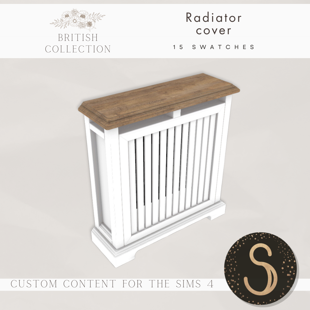 Sims4Luxury - British 2024 - Radiator cover - Gallery - The Sims 4 ...