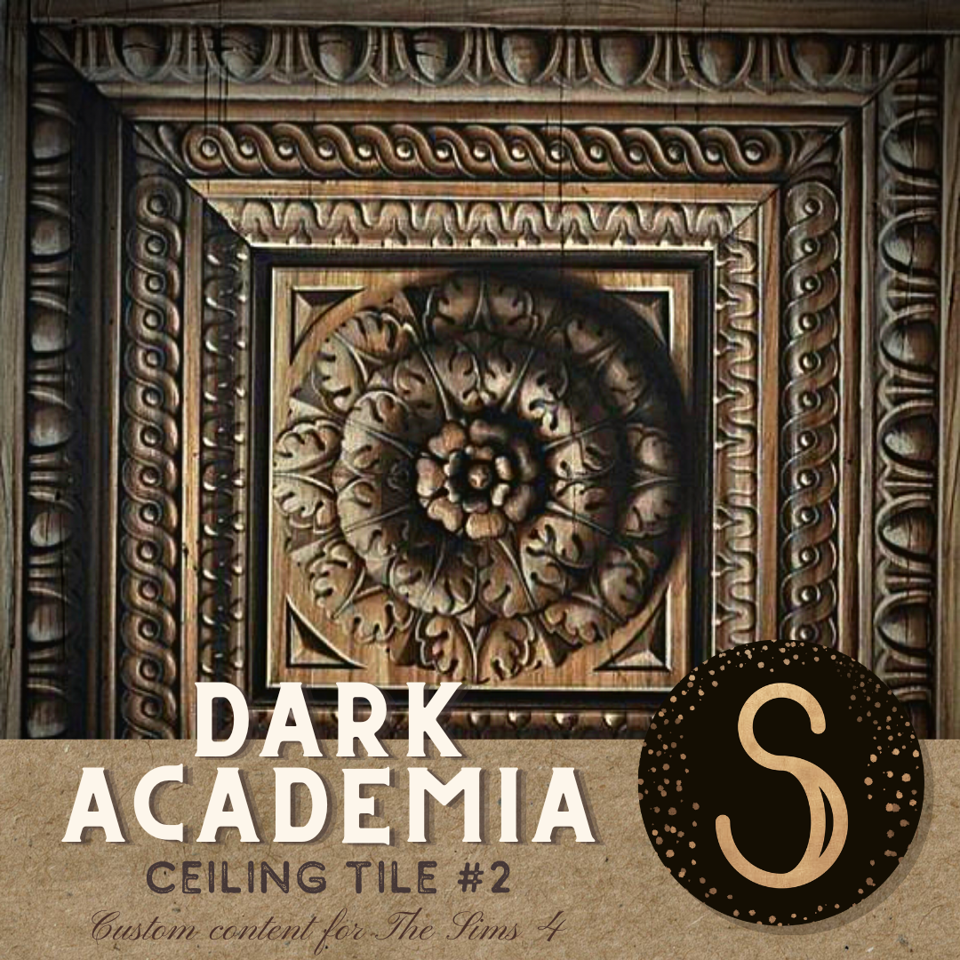 Sims4Luxury - Dark Academia - Ceiling tile #2 - Gallery - The Sims 4 ...