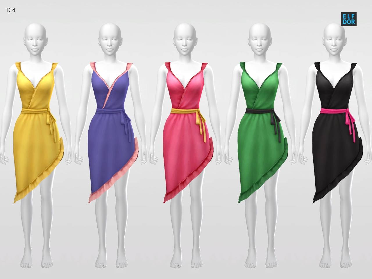 June Dress 1 - Gallery - The Sims 4 Create a Sim - CurseForge
