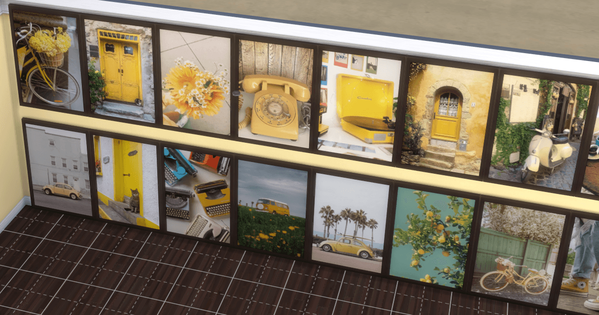 Vintage Yellow Aesthetic - Gallery - The Sims 4 Build / Buy - CurseForge