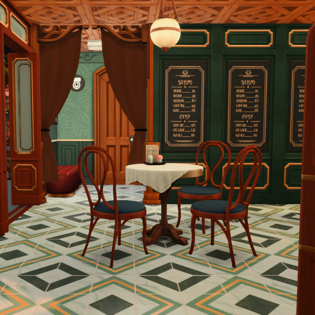 Magnolia Bistro | Cozy Bistro Kit | Restaurant - Gallery - The Sims 4 ...
