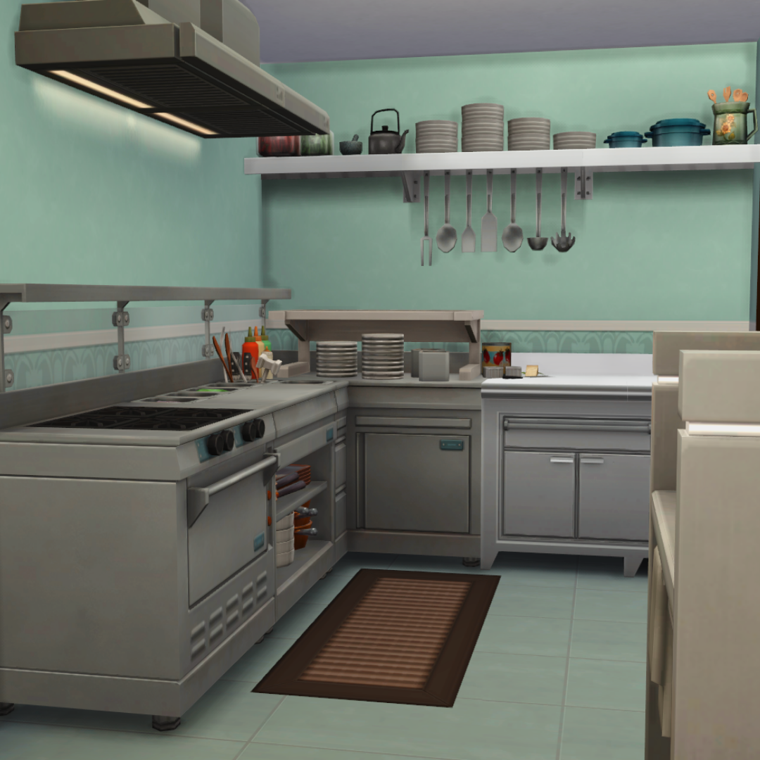 Magnolia Bistro | Cozy Bistro Kit | Restaurant - Gallery - The Sims 4 ...