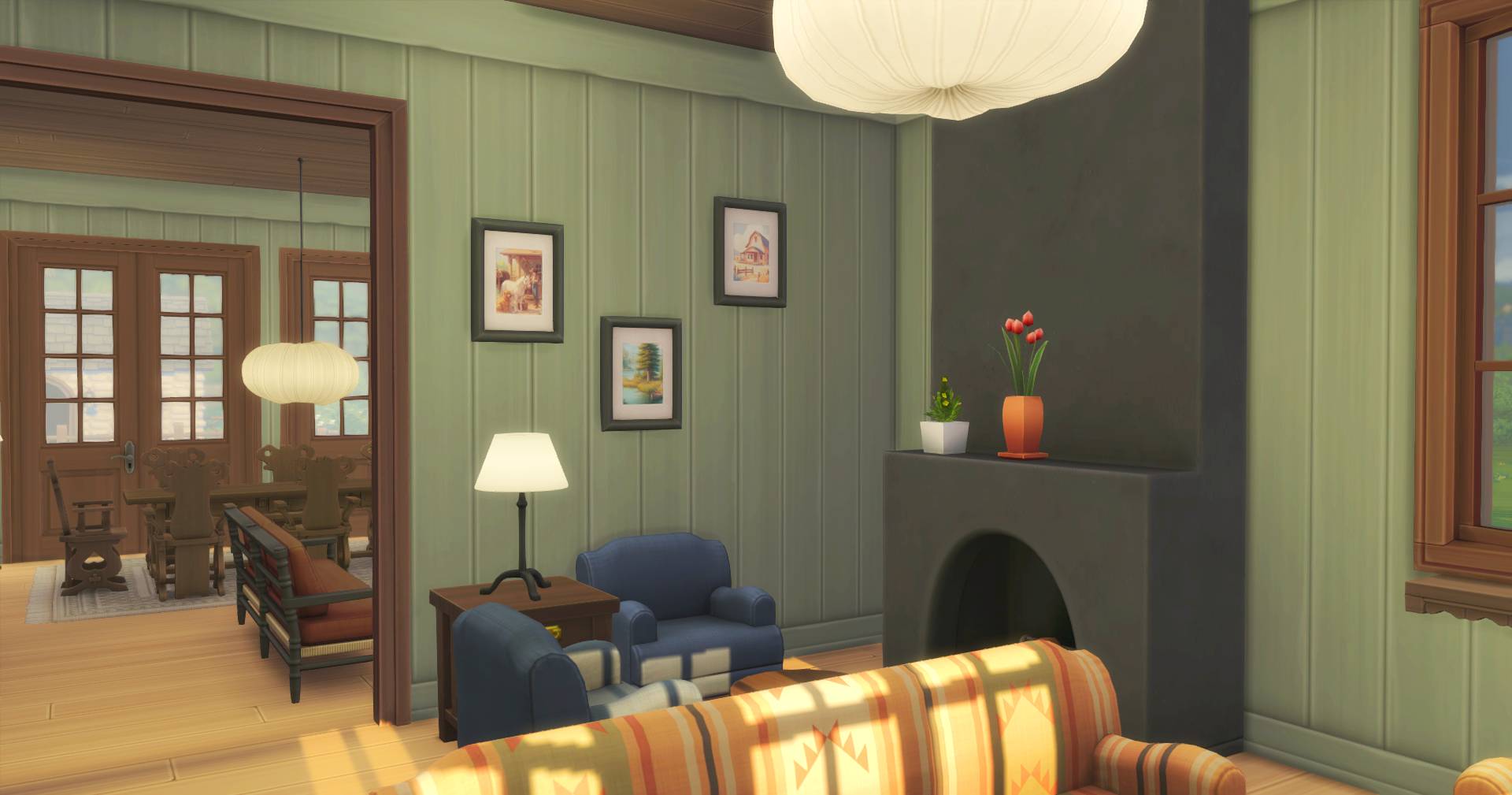 Homestead Living Room - The Sims 4 Rooms / Lots - CurseForge