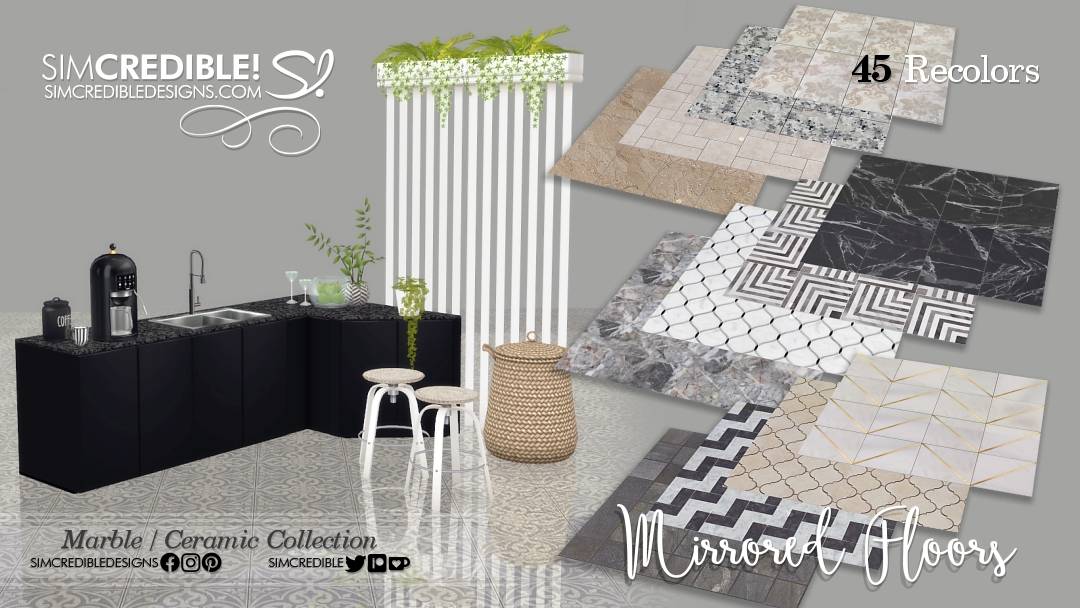 Mirrored Floors - by SIMcredible - Gallery - The Sims 4 Build / Buy ...