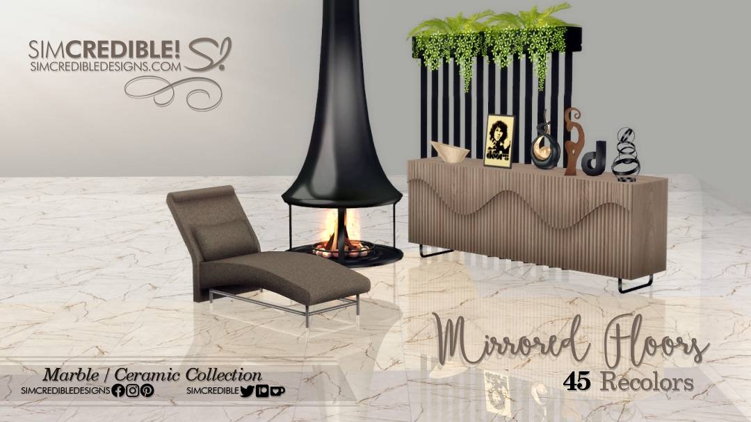 Mirrored Floors - by SIMcredible - Gallery - The Sims 4 Build / Buy ...