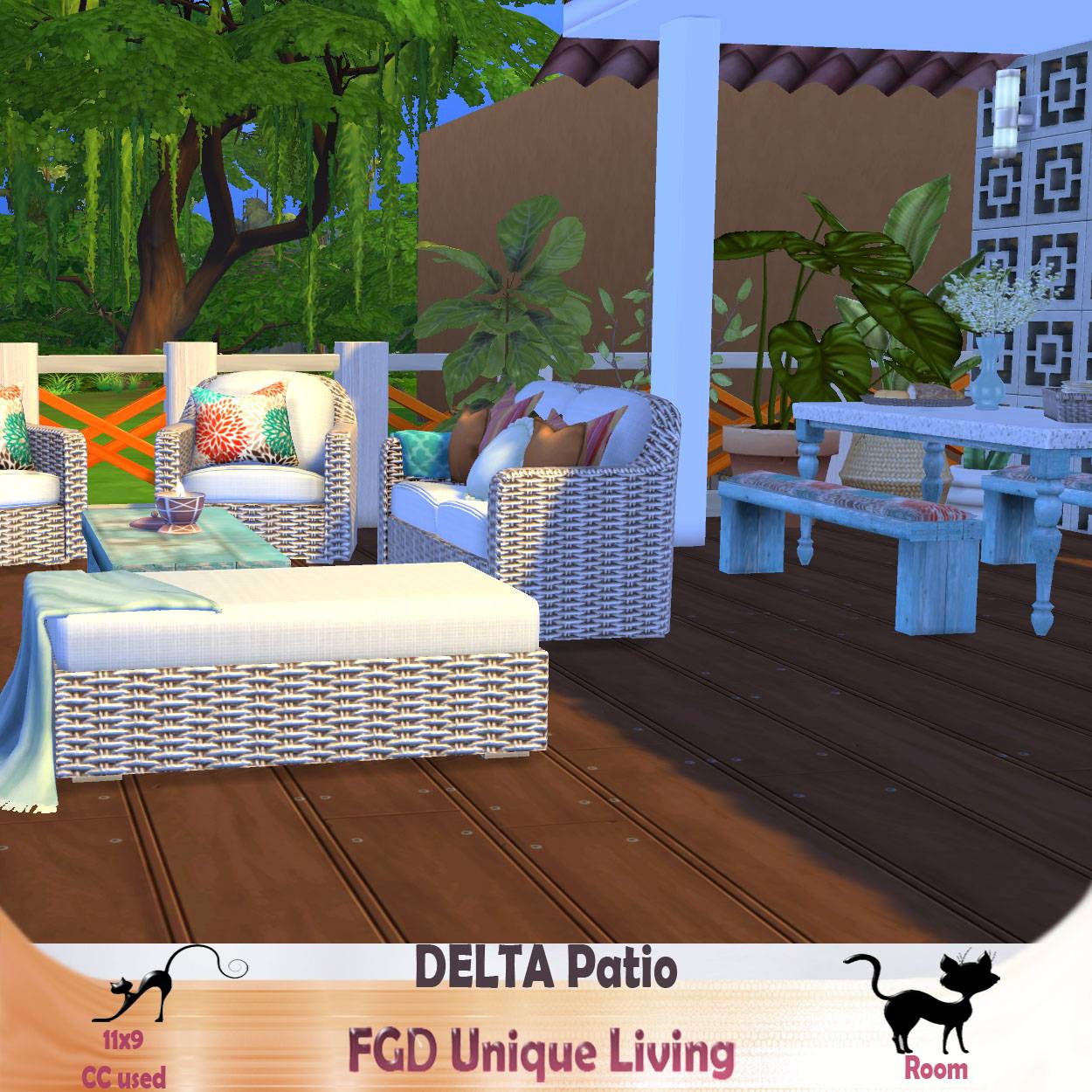DELTA Patio - Gallery - The Sims 4 Rooms / Lots - CurseForge