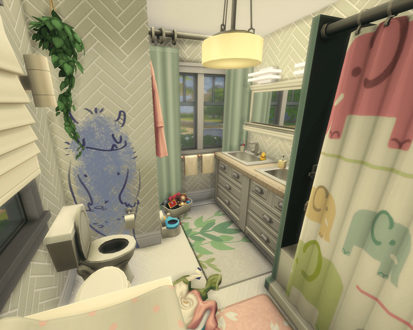 Cute Family Bathroom - Gallery - The Sims 4 Rooms / Lots - CurseForge
