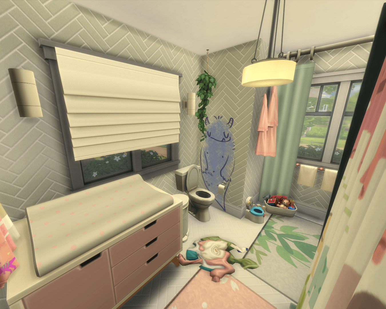 Cute Family Bathroom - Gallery - The Sims 4 Rooms / Lots - CurseForge