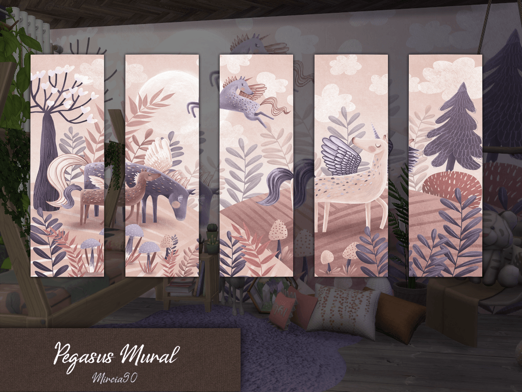 Pegasus Mural - Gallery - The Sims 4 Build / Buy - CurseForge