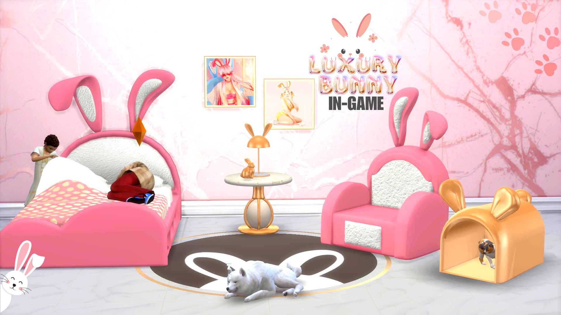 LUXURY BUNNY_LAMP - Gallery - The Sims 4 Build / Buy - CurseForge