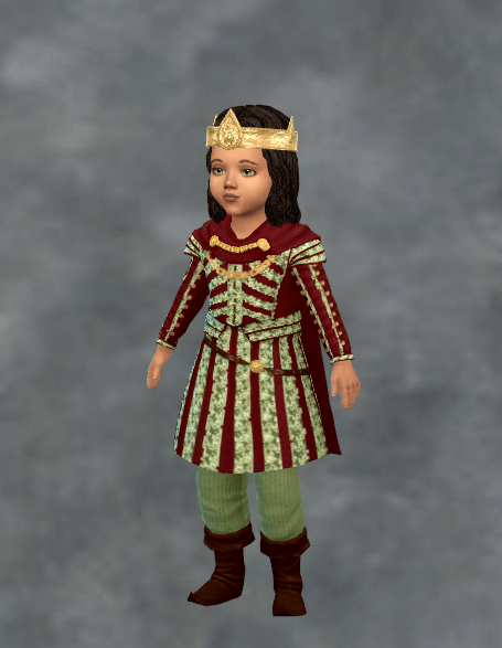 TSM King's Crown with Hair Attached - Gallery - The Sims 4 Create a Sim ...
