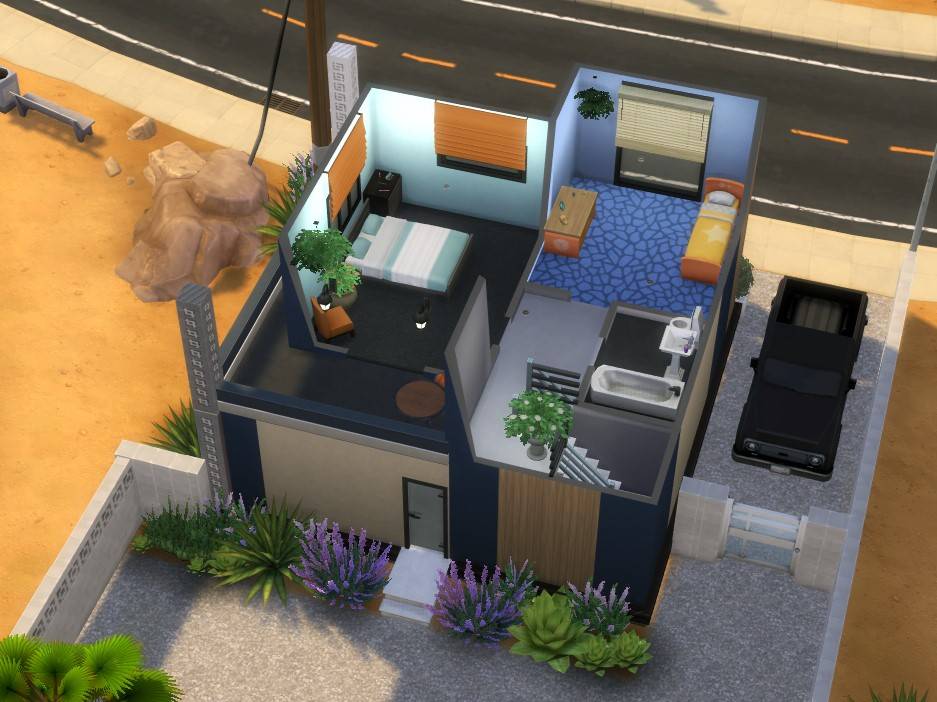 Modern BG starter house - The Sims 4 Rooms / Lots - CurseForge